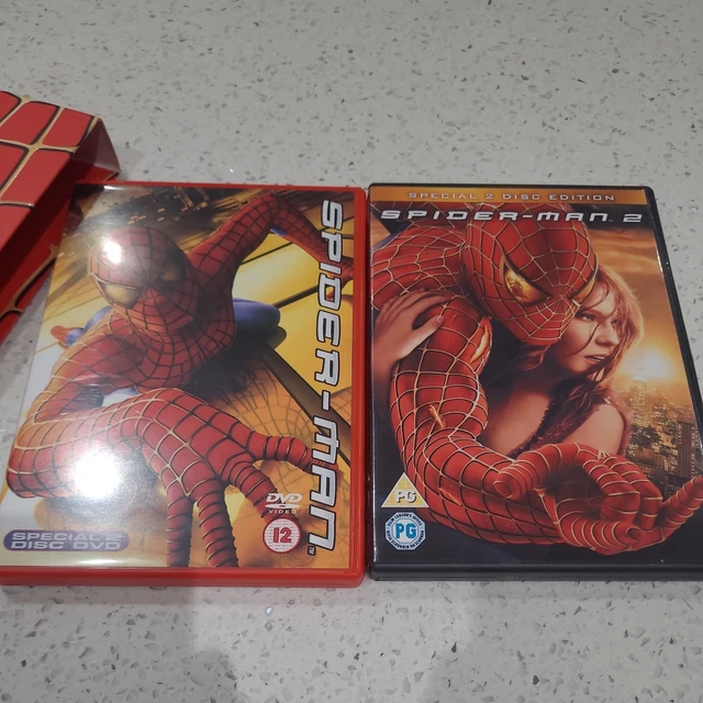 SPIDER-MAN / SPIDER-MAN 2 (DVD, 2004, 4-Disc Set, Box Set) £2.77 ...