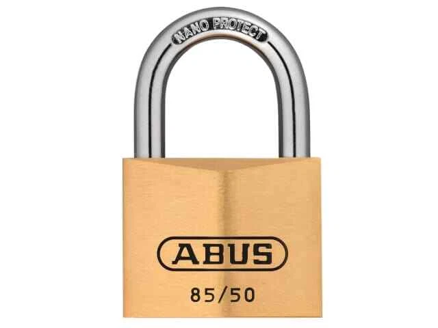ABUS MECHANICAL 85/50MM Brass Padlock Keyed Alike 270 £32.65 - PicClick UK