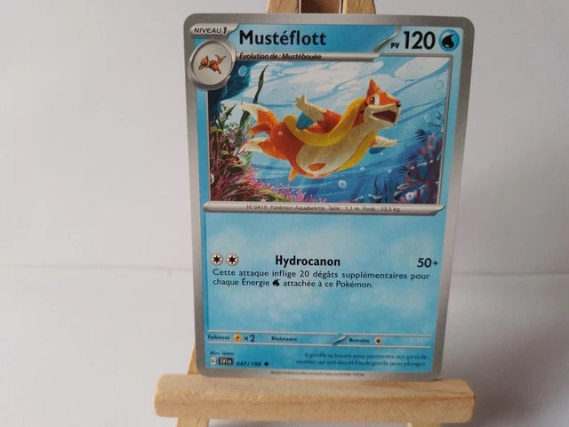 CARTE POKÉMON-MUSTÉFLOTT-047/198-ECARLATE ET violet-SV1-Officielle NSB ...