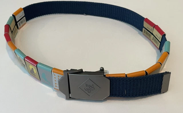 BSA CUB SCOUTS Belt With 16 Slides Loops Achievement Metals Badges 30 ...
