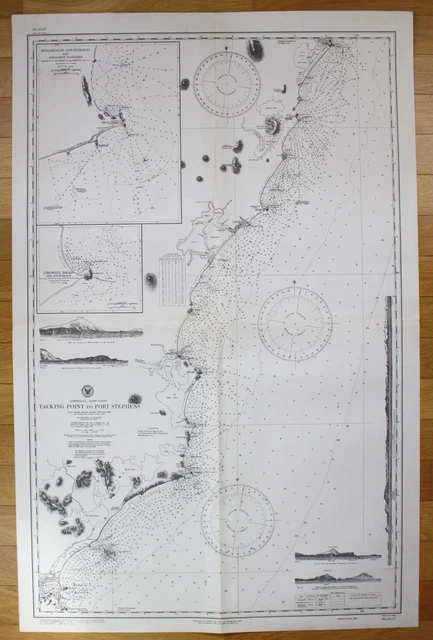 1944 AUSTRALIA - East Coast - Tacking Point To Port Stephens ...