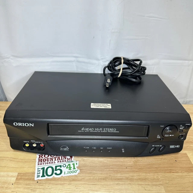 ORION VR5006 VCR 4-Head VHS Player HQ Digital Auto Tracking | No Remote ...