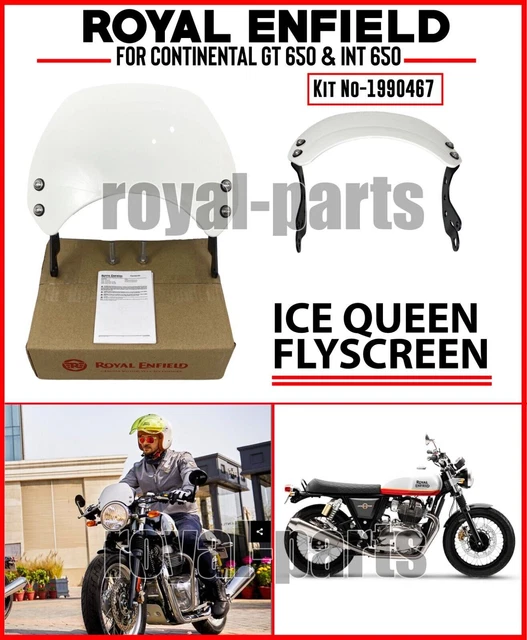 ROYAL ENFIELD ''ICE Queen Flyscreen'' para Continental GT 650 e INT 650 ...