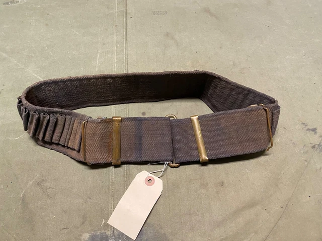 ORIGINAL SPANISH AMERICAN War Us Army Krag Rifle Mills Ammo Belt $280. ...