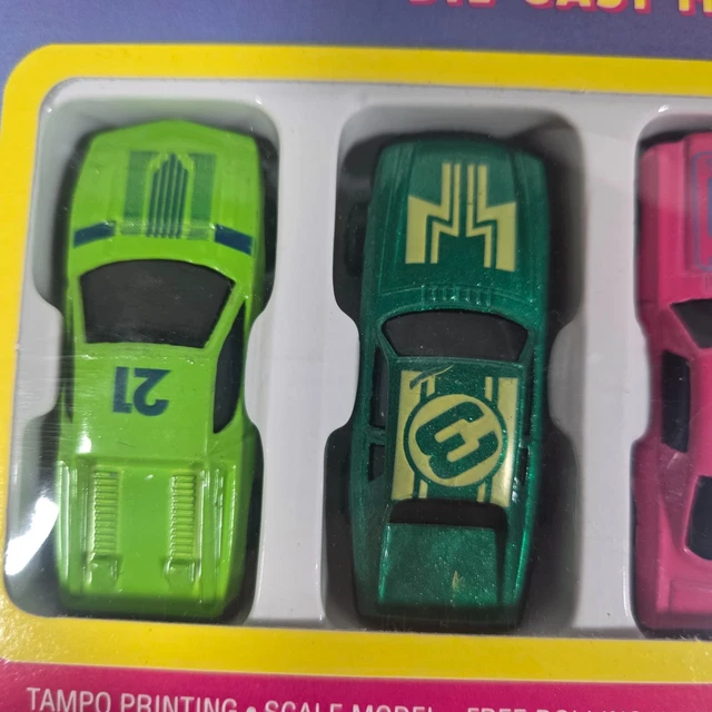 VINTAGE NEW MOTORFORCE Die-Cast 6 Car Set NOS Sealed 1/64 Scale Summer ...