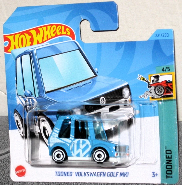 HOT WHEELS TREASURE Hunt 2023 Tooned "Volkswagen Golf M1" ; VW ; Super ...