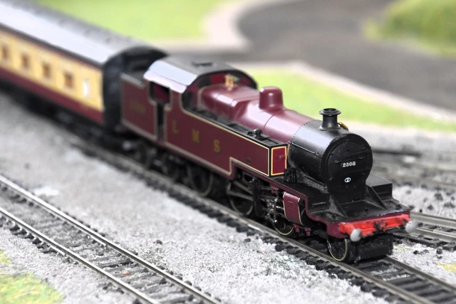 HORNBY LMS FOWLER 4P 2-6-4 Tank Engine 2308 Maroon vgc OO Lovely Runner ...