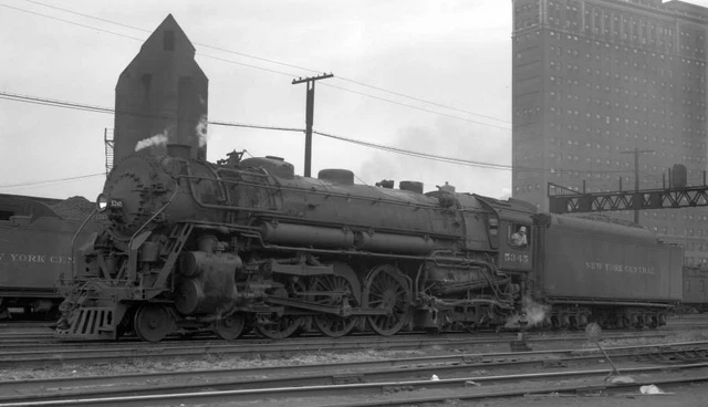 NYC NEW YORK Central Railroad locomotive, engine No 5345 Old Train ...