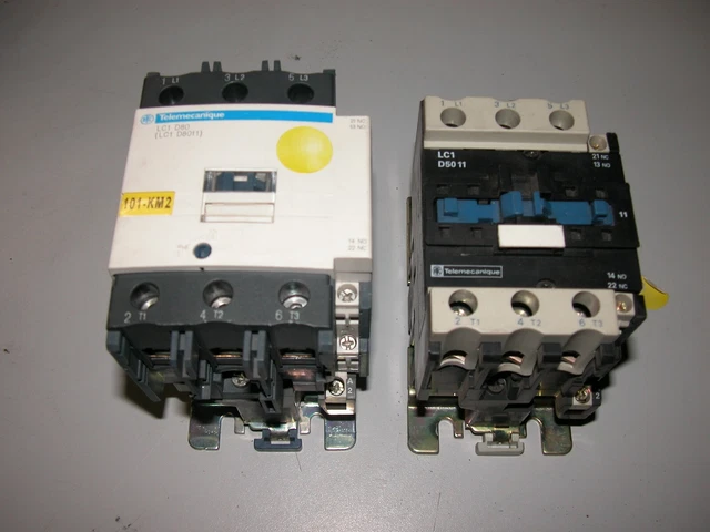 LOT OF 2 X Telemecanique Contactor LC1 D8011 & LC1 D50 11 $199.99 ...