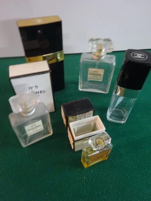 LOT DE FLACONS de parfums vides pour collection CHANELe EUR 10,00 ...