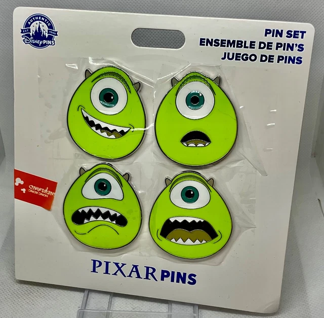 DISNEY PIXAR 2024 Monsters Inc. Mike pin set £42.79 - PicClick UK