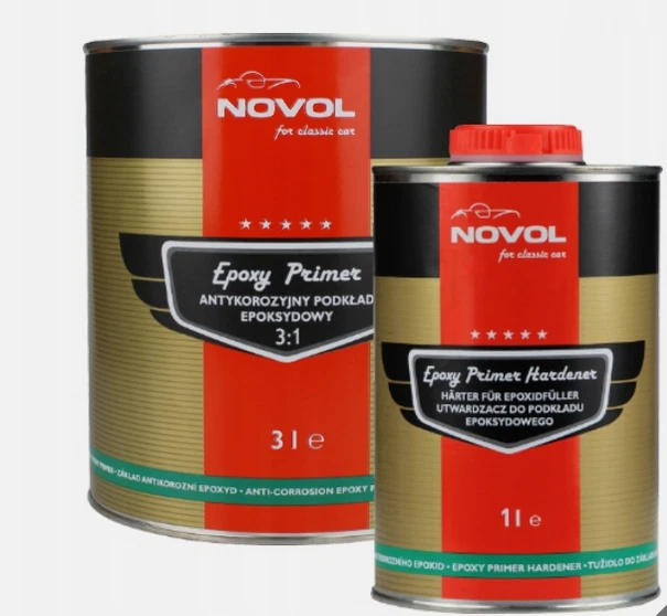 NOVOL FOR CLASSIC Car EPOXY PRIMER 3:1 KIT Anti-corrosion epoxy primer ...