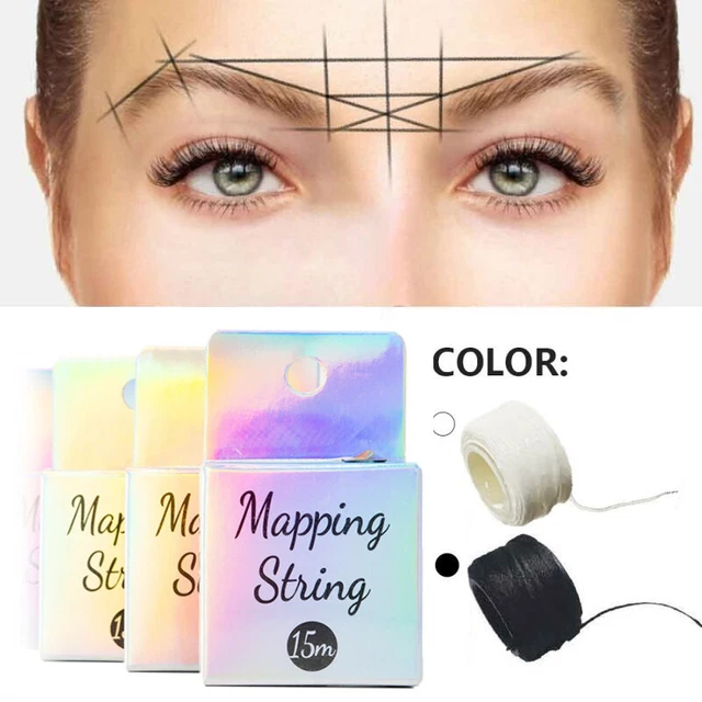 15M MICROBLADING EYEBROW Mapping String Pre-Inked Marking Thread Brow MarkLN EUR 3,67 - PicClick DE