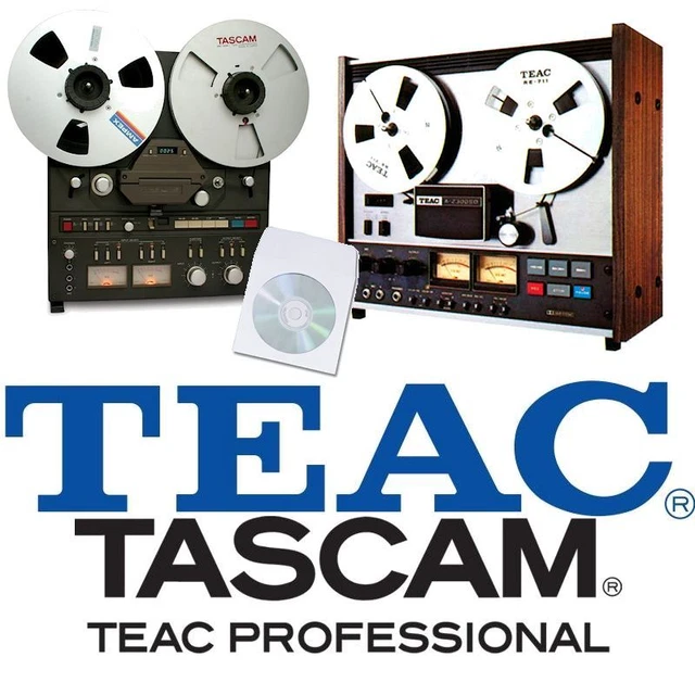 TEAC TASCAM REGISTRATORE a nastro bobina a ponte bobina manuale di ...