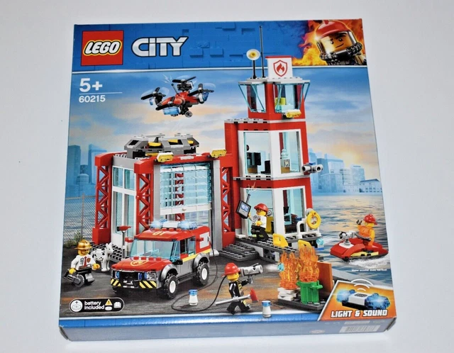LEGO CITY 60215 Feuerwehrstation Feuerwache NEU! passt zu: 60216, 60320 ...