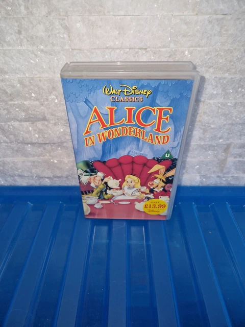 ALICE IN WONDERLAND VHS Video Cassette Walt Disney Classics Children's EUR 8,29 - PicClick DE