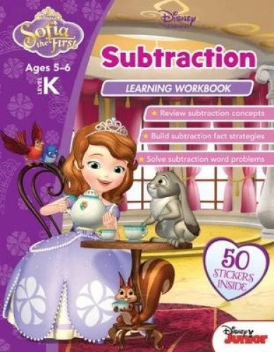 DISNEY SOFIA THE First: Subtraction Learning Workbook Level K (Disney ...