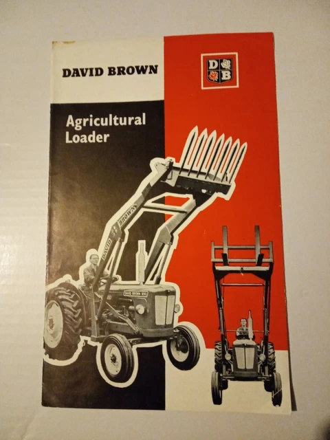 RARE DAVID BROWN Tractor Agricultural Loader Brochure Leaflet £25.00 ...