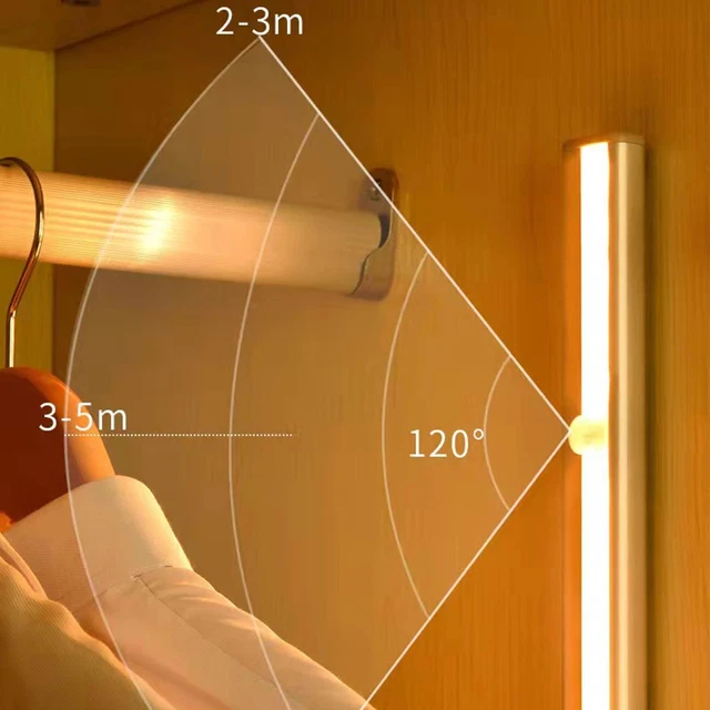 LED CABINET LIGHT Warm White Brightness Adjustable Timing Function ...