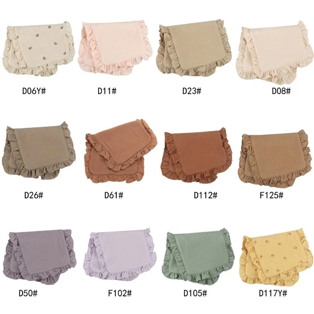 NEWBORN FEEDING BIB Face Wash Cloth Long Burp Cloth Soothing Bandana ...