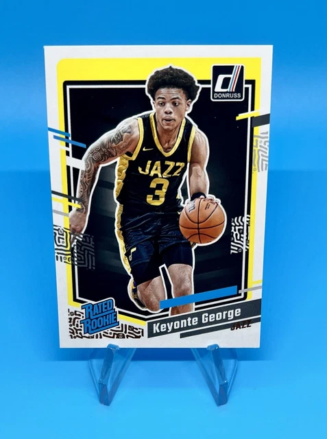 KEYONTE GEORGE 2023-24 Donruss #244 recrue classée RC Utah Jazz EUR 1 ...