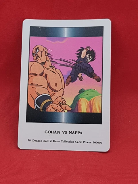 CARD CARTE DRAGON BALL Z DBZ hero collection card JAPAN 28 GOHAN VS ...