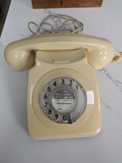 BT ROTARY DIAL Corded Telephone, Beige, Vintage, Untested. £10.78 ...