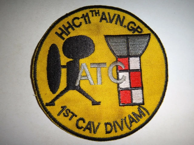 VIETNAM WAR PATCH US HHC 11th AVIATION Group 1st CAVALRY Division ...