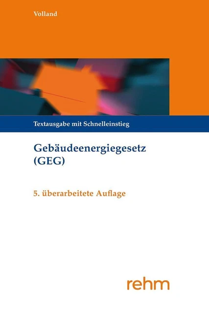 GEBÄUDEENERGIEGESETZ (GEG) | Johannes Volland | 2023 | deutsch EUR 24,99 - PicClick DE