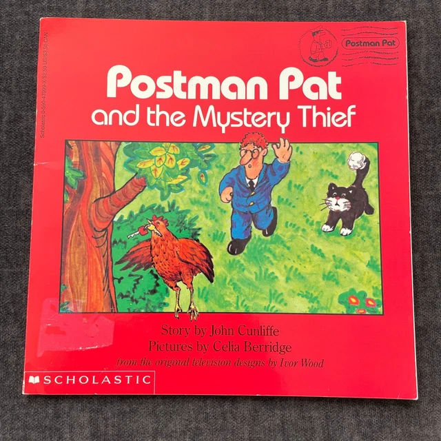 POSTMAN PAT & the Mystery Thief by John Cunliffe, 1993 Scholastic ...