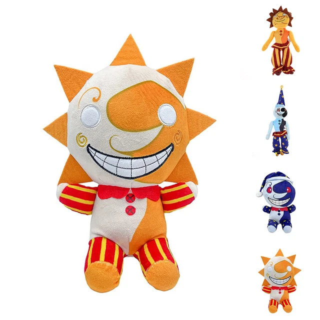 FIVE NIGHTS AT Freddy's FNAF Sundrop Moondrop Clown Figure Plush Toy ...