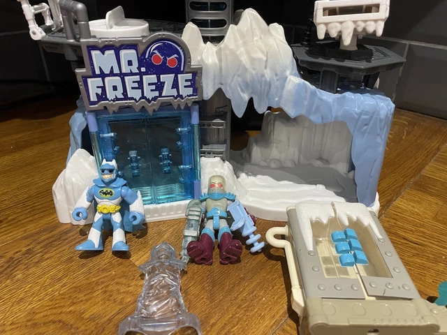FISHER PRICE IMAGINEXT Mr Freeze arctic-lair headquarters PlaySet ...