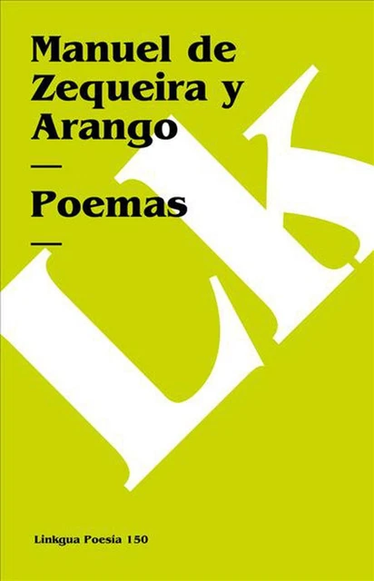 POEMAS DE ZEQUEIRA by Manuel De Zequeira y. Arango (Spanish) Paperback ...