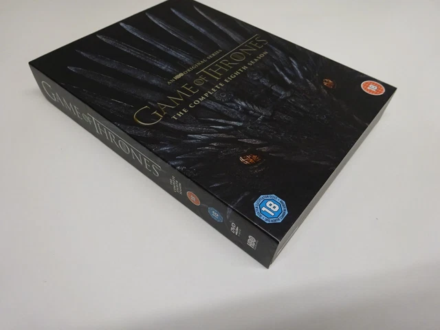 Game Of Thrones The Complete Eighth Season 8 Dvd Box Set Discs Mint