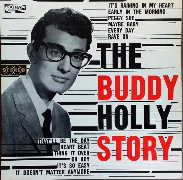 BUDDY HOLLY - The Buddy Holly Story 1961 Aussie Stereo 12 Track 12" LP ...