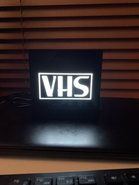 3D PRINTED VHS USB LED Light Up Sign Light Box USB Lamps £17.00 ...