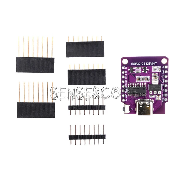 MINI ESP32-C3 WIFI Bluetooth Development Board Module ESP32-C3-MINI-1 ...