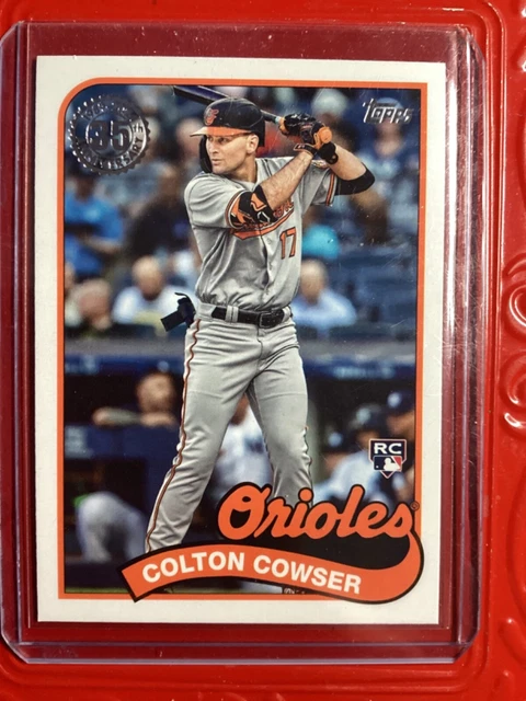 COLTON COWSER 2024 Topps Series 1 Rookie (RC) 1989 #89B-12 Orioles EUR ...