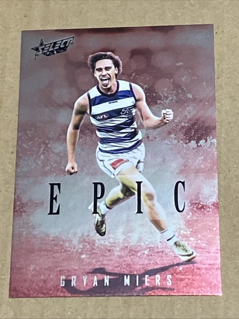 2025 AFL SELECT Footy Stars Epic Gryan Miers Geelong Cats ER34 $5.50 ...