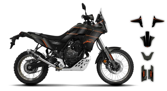 YAMAHA TENERE 700 2019 - 2024 Graphics Decals Stickers Adventure £141. ...