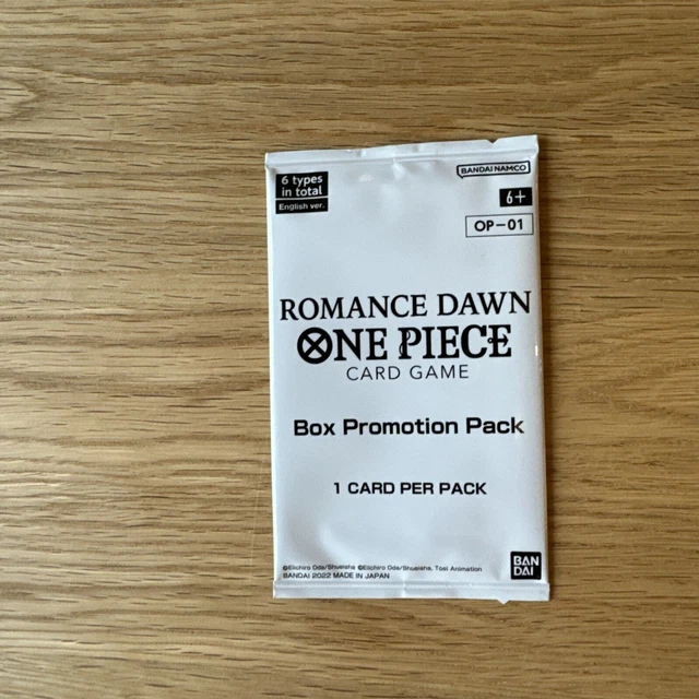 ONE PIECE TCG - OP-01 - Romance Dawn Box Promotion Pack -English £20.00 ...