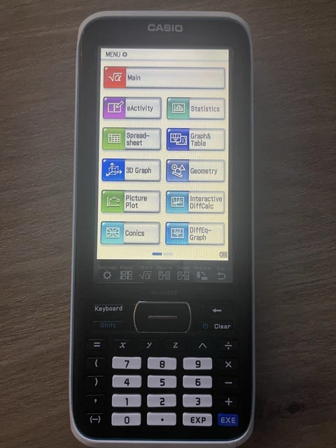 CASIO CLASSPAD COLOUR CAS Calculator fx-CP400 (ClassPad II) $160.00 - PicClick AU