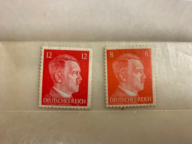 GERMANY DEUTSCHES REICH 1941-1945 Adolf Hitler 8 Pfg Cinnabar Red ...