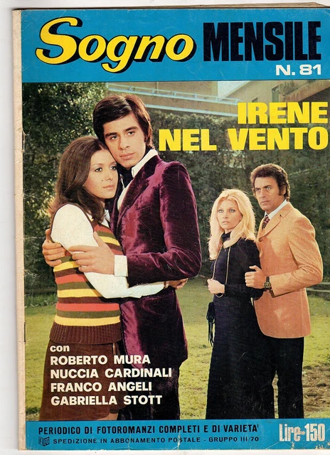 RIVISTA FOTOROMANZO - SOGNO MENSILE NUMERO 81 MURA CARDINALI ANGELI EUR ...
