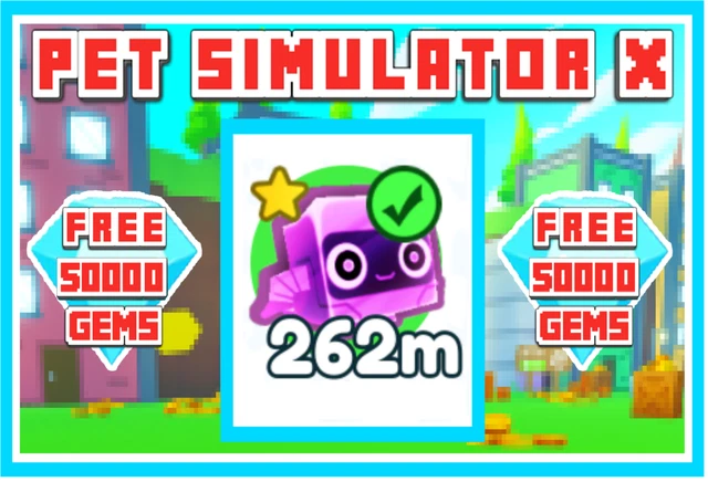 PET SIMULATOR X Dark Matter Robot (292m Damage) + 50 000 Free Gems! EUR ...