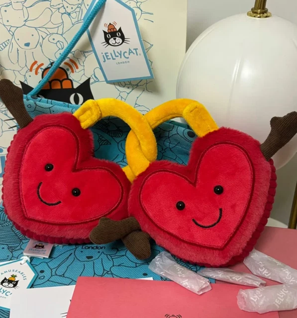 JELLYCAT AMUSEABLES VAL & Tina Love Locks 16cm Rare Collectable Brand ...