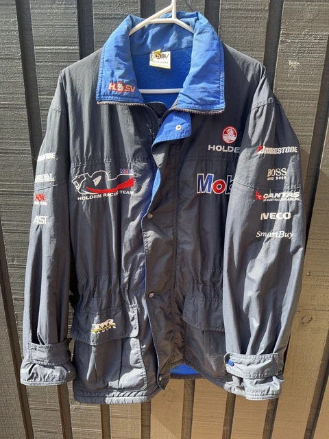👕LARGE - 1997 Holden Racing Team Mobil Jacket Peter Brock V8 Supercars ...