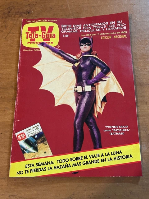BATMAN YVONNE CRAIG Batgirl Cover 1969 TV GUIDE MEXICO EDITION EUR 44 ...