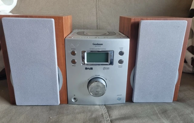 GOODMANS MICRO 1104 H DAB Hi-Fi CD/DAB/FM System with 2 Speakers ...