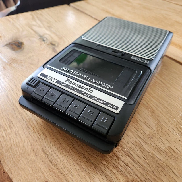 PANASONIC RQ-2102 SLIMLINE Portable Cassette Tape Recorder & Player ...